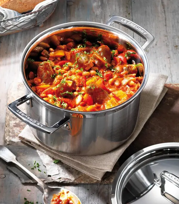 LE CREUSET 3-ply Stainless Steel Deep Casserole