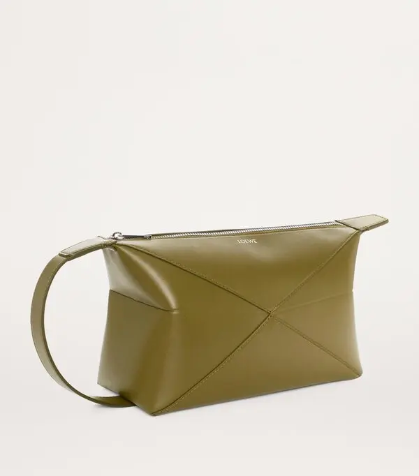 Loewe Leather Puzzle Fold Wash Bag