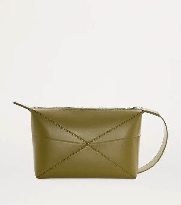 Loewe Leather Puzzle Fold Wash Bag