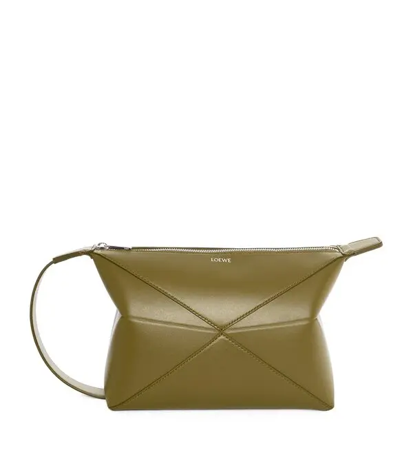 Loewe Leather Puzzle Fold Wash Bag