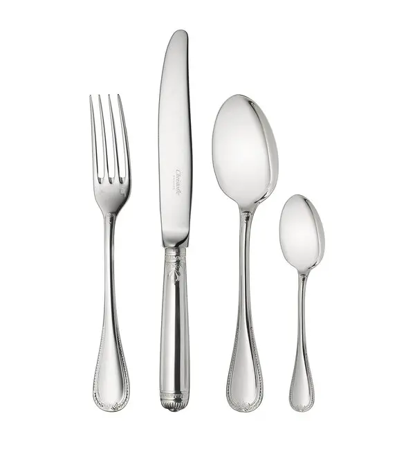 Christofle Malmaison -plated 48-piece Cutlery Set - Silver