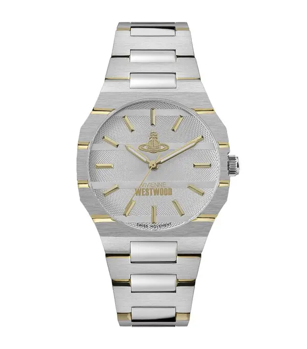 Vivienne Westwood Stainless Steel The Bank Watch - Silver
