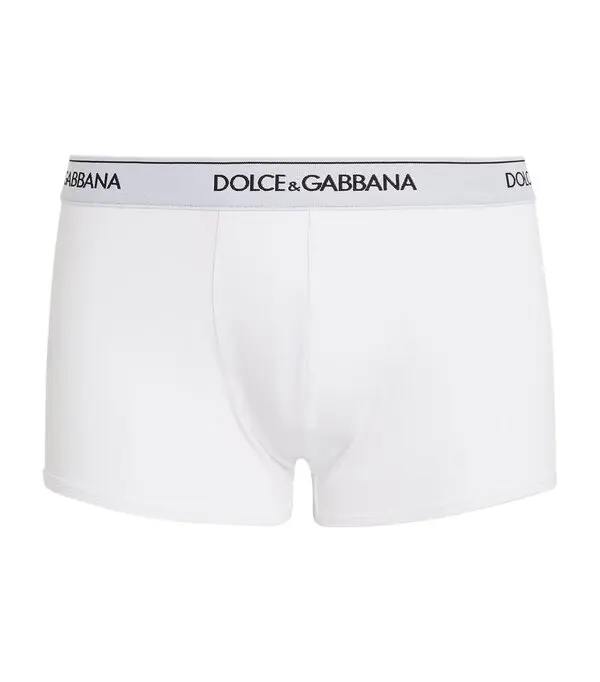 Dolce & Gabbana Logo Trunks - White