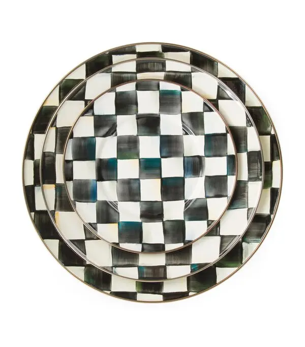 MACKENZIE-CHILDS Courtly Check Salad Plate