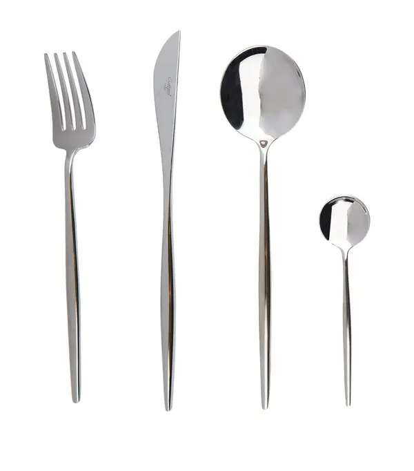 CUTIPOL Moon 24-piece Cutlery Set - Silver