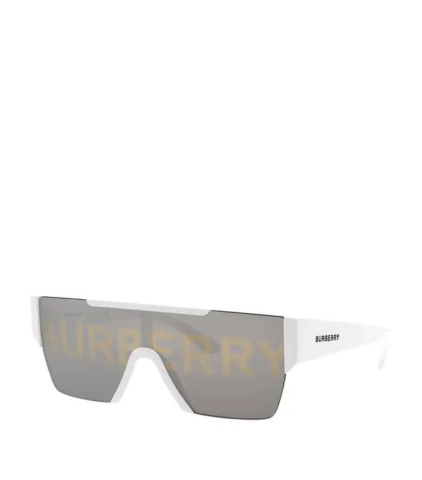 Burberry Rectangular Logo Sunglasses