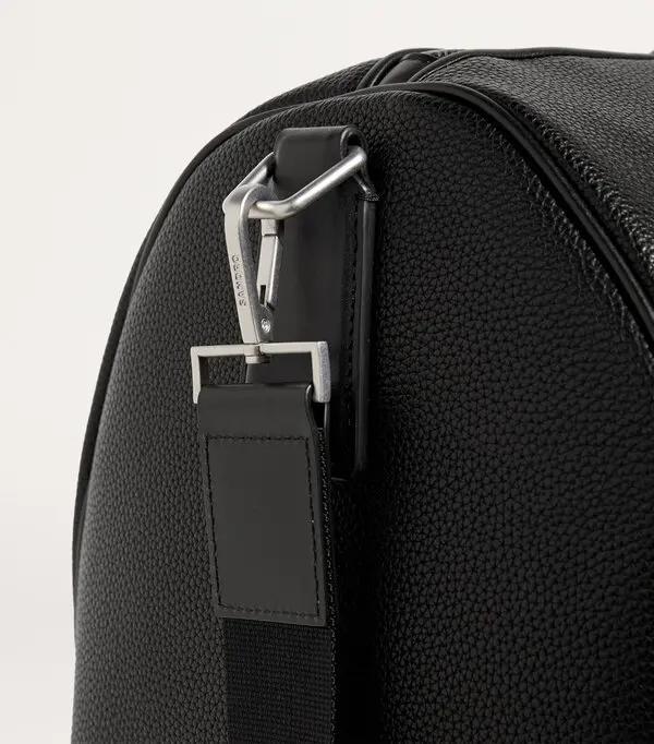 Sandro Coated Canvas Weekend Bag - Black