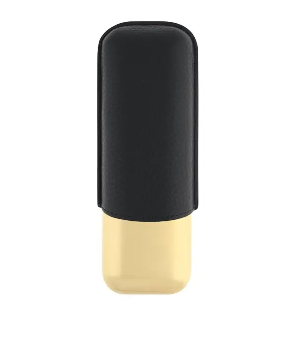 S.t. Dupont Calf Leather 2-cigar Case
