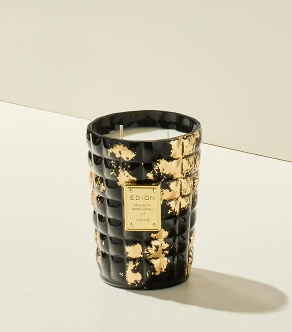 EDION Cello Suite No.7 Wood Harmony Candle - Black