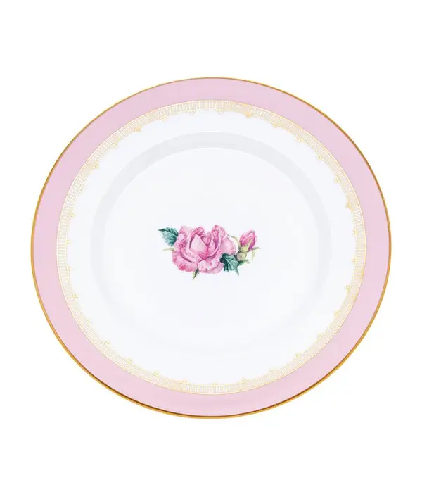 Halcyon Days Castle Of Mey Rose Plate - Pink