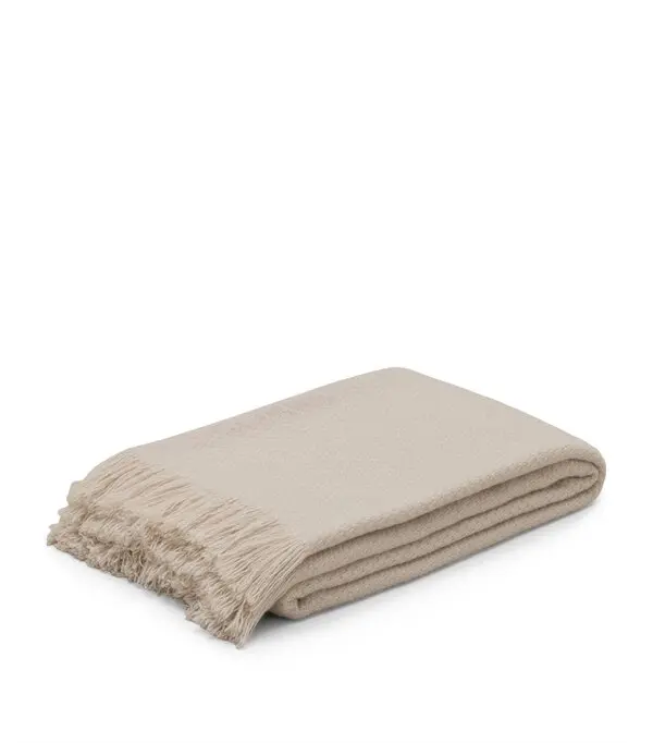 BEGG X CO Cashmere Mossband Soul Throw - Brown