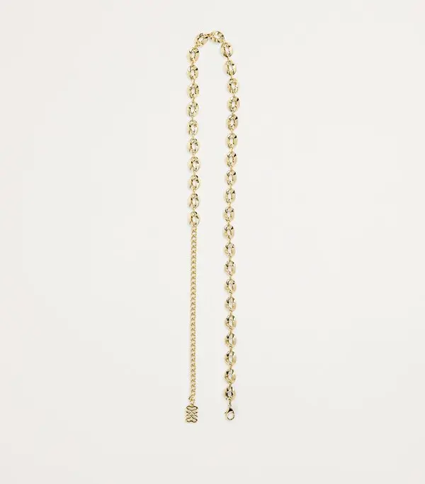 Sandro Monogram Chain Belt - Beige