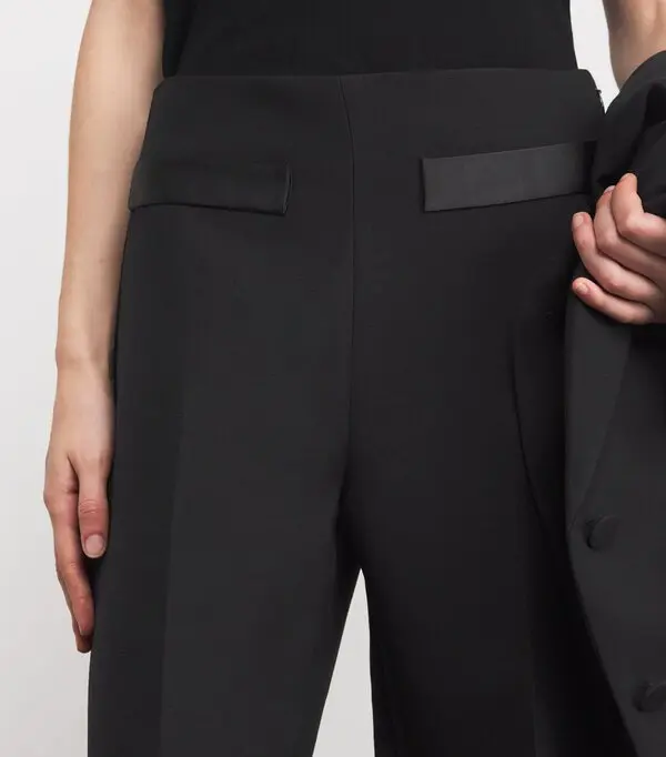 Sandro High-rise Wide-leg Trousers