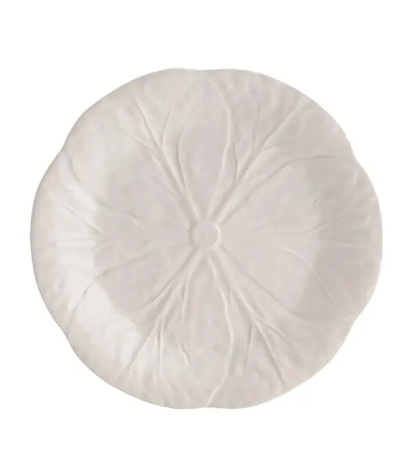 BORDALLO PINHEIRO Cabbage Plate - White