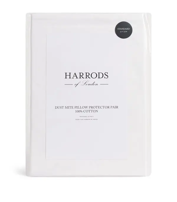 Harrods Dust Mite Pillowcase Protector Pair