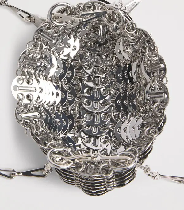 Rabanne Chainmail Nano Bag - Silver