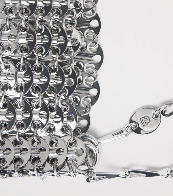 Rabanne Chainmail Nano Bag - Silver