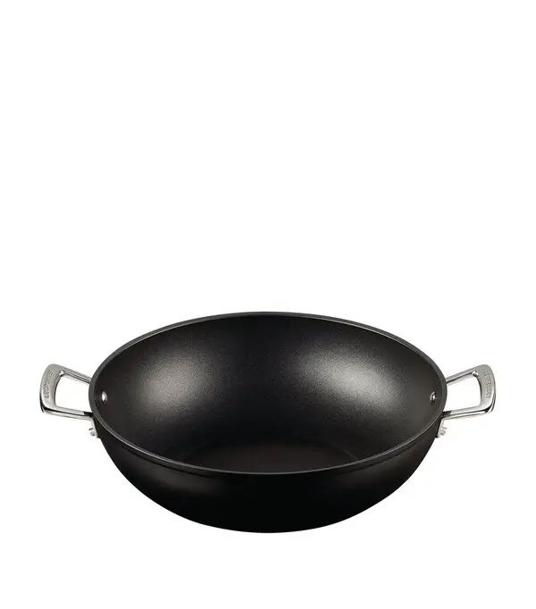 LE CREUSET Toughened Non-stick Wok - Black