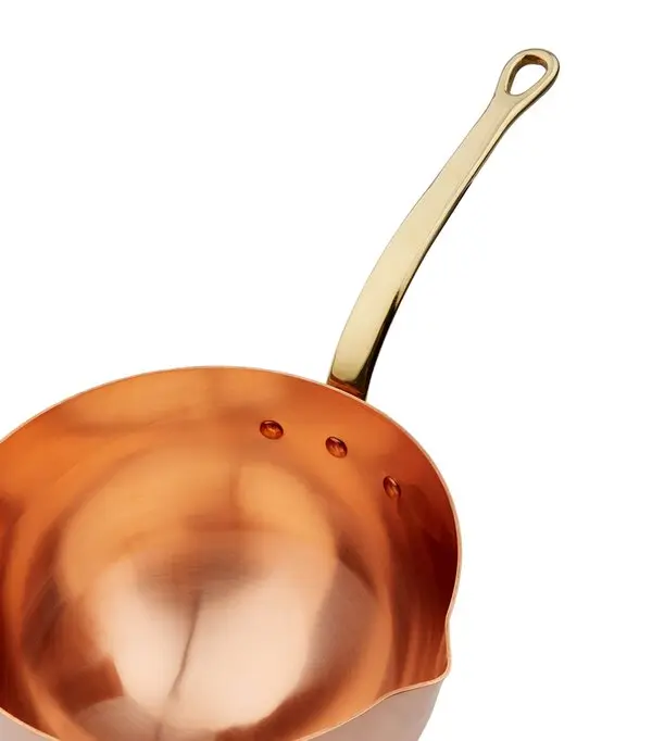 RUFFONI Historia Hammered Copper Zabaglioni Pan