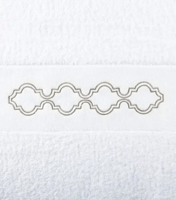 ABYSS & HABIDECOR Chanti Bath Sheet - Silver