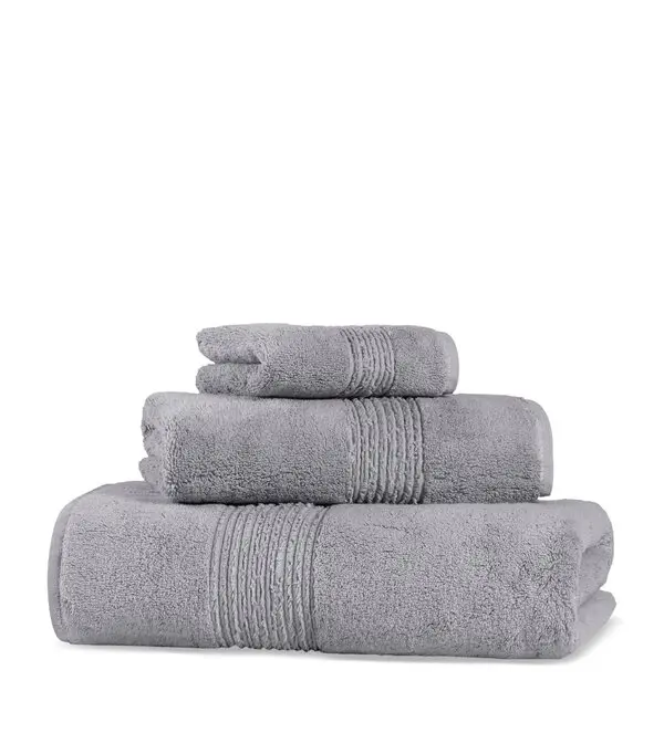 HAMAM Organic Cotton Galata Bath Towel - Grey