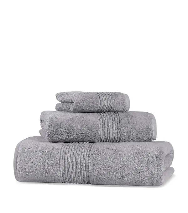 HAMAM Organic Cotton Galata Bath Towel - Grey