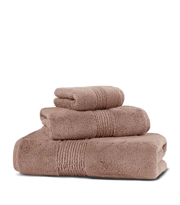 HAMAM Organic Cotton Galata Bath Towel - Pink