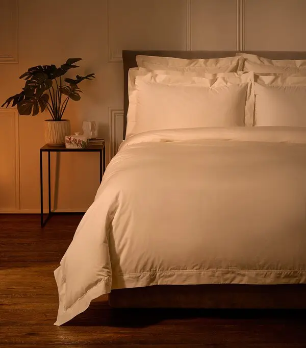 Harrods Cadogan Super King Flat Sheet - Ivory