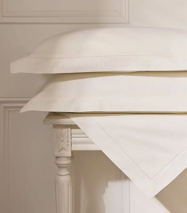 Harrods Cadogan Super King Flat Sheet - Ivory