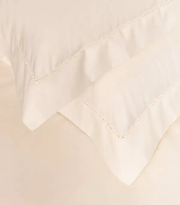 Harrods Cadogan Super King Flat Sheet - Ivory