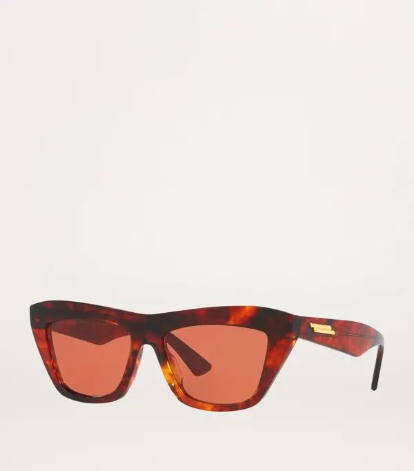 Bottega Veneta Acetate Sunglasses - Brown