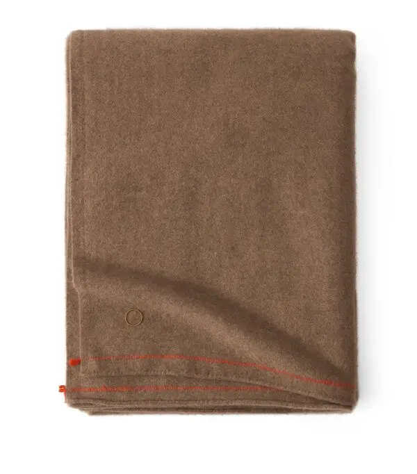 OYUNA Cashmere Sabra Throw - Neutral