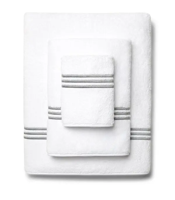 PRATESI Tre Righe Bath Sheet - Grey