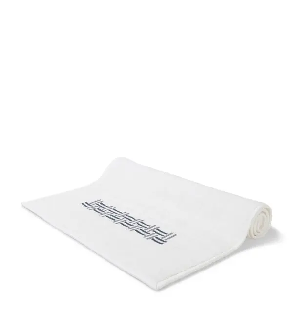 Frette Basket Weave Bath Mat - Blue