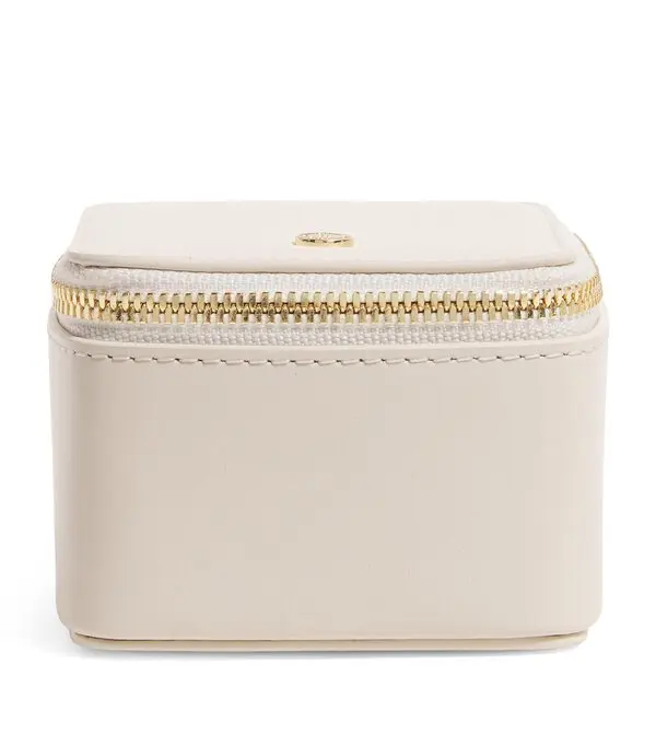 Harrods Smooth Leather Trinket Box