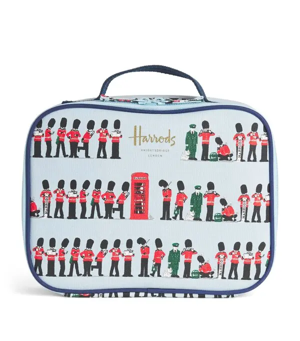 Harrods King's Guard Printed Lunch Bag - Navy