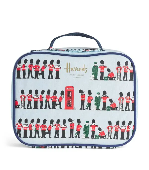 Harrods King's Guard Printed Lunch Bag - Navy