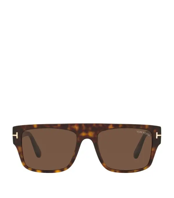 TOM FORD Tortoiseshell Wayfarer Sunglasses - Brown