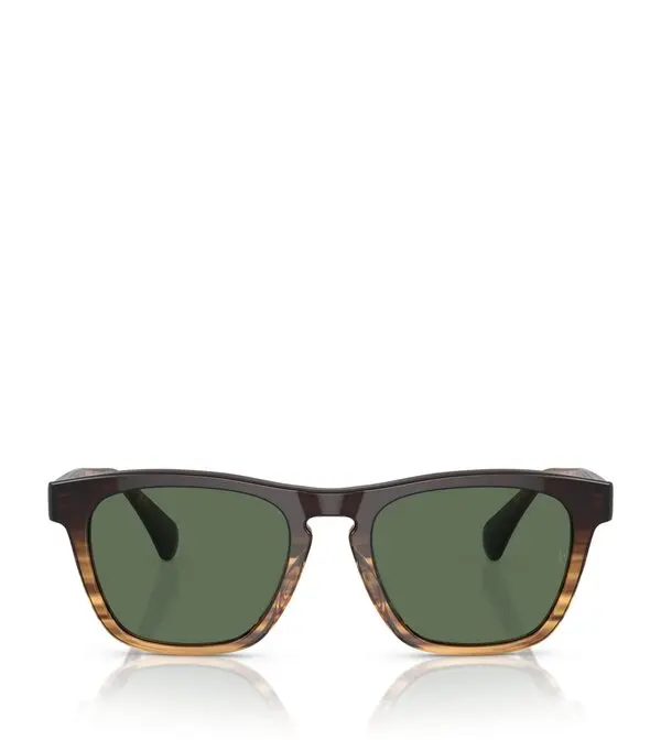 Oliver Spencer Acetate R-3 Sunglasses - Brown