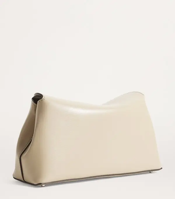 TOTEME T-lock Leather Clutch