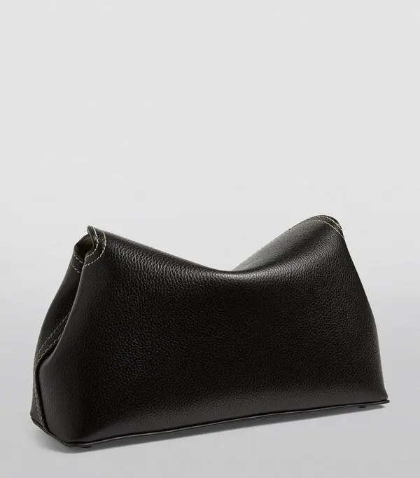 TOTÊME - Totême T-Lock Leather Clutch