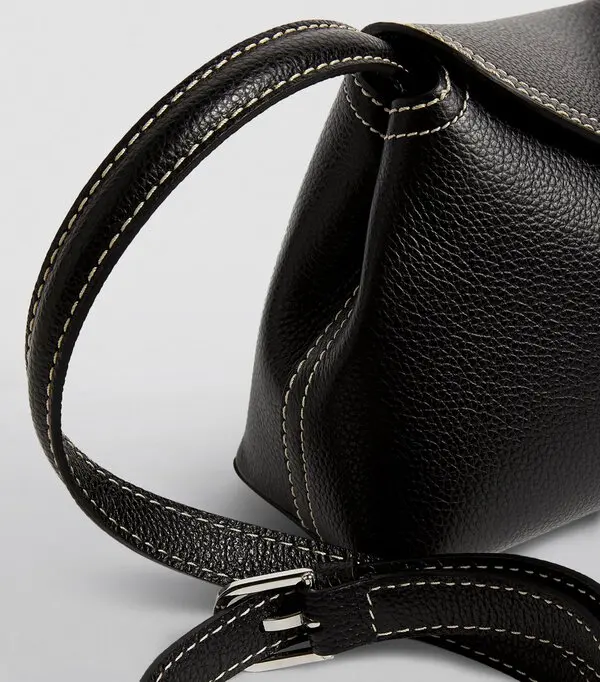 TOTÊME - Totême T-Lock Leather Clutch