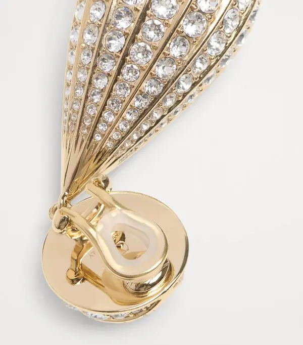 Valentino Garavani Crystal Clip-on Drop Earrings