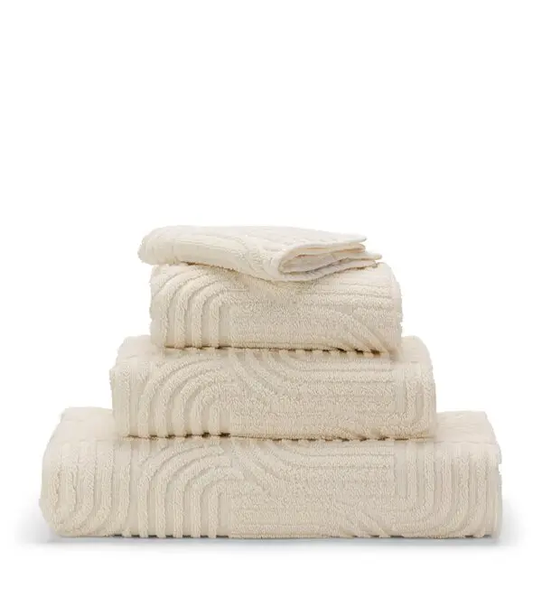 ABYSS & HABIDECOR Egyptian Cotton Olly Hand Towel - Ivory