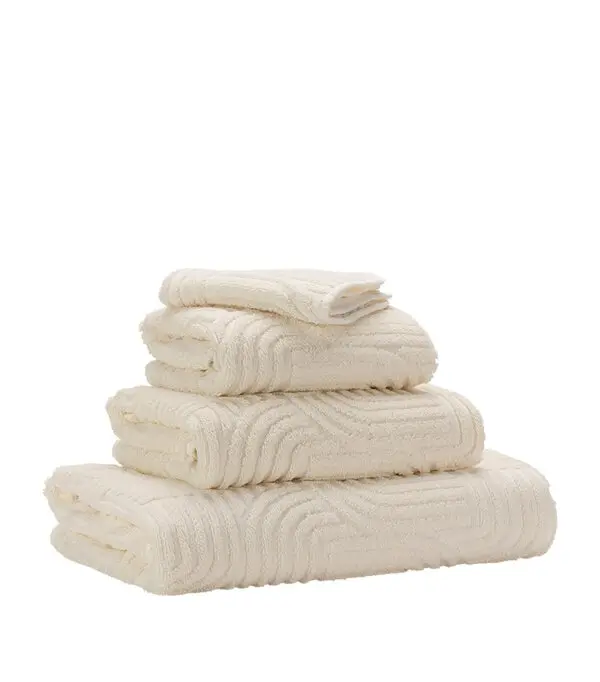 ABYSS & HABIDECOR Egyptian Cotton Olly Hand Towel - Ivory