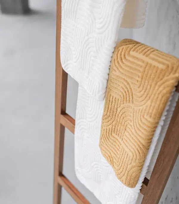 ABYSS & HABIDECOR Egyptian Cotton Olly Hand Towel - Ivory
