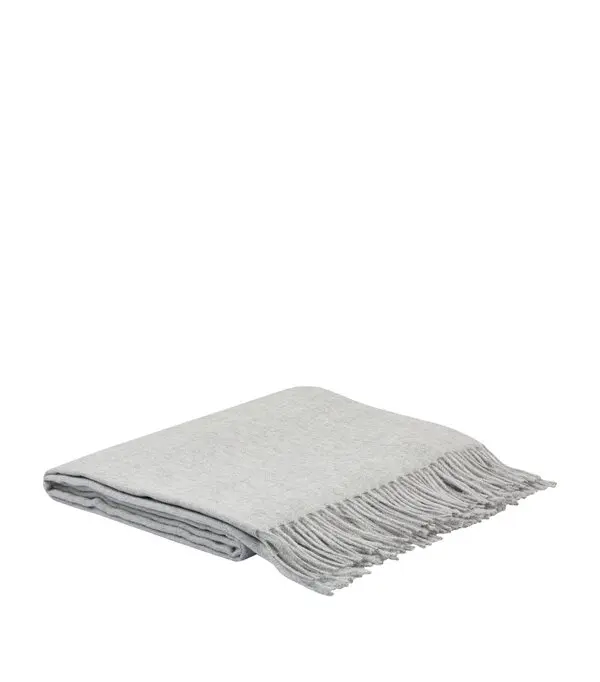 SIMPLE THINGS Natural Wool Throw - Grey