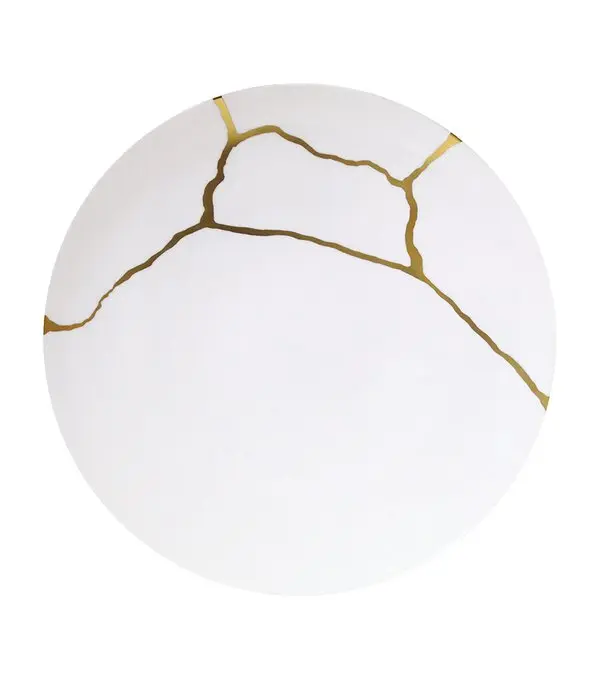 Bernardaud Set Of 12 Kintsugi Dinner Plates