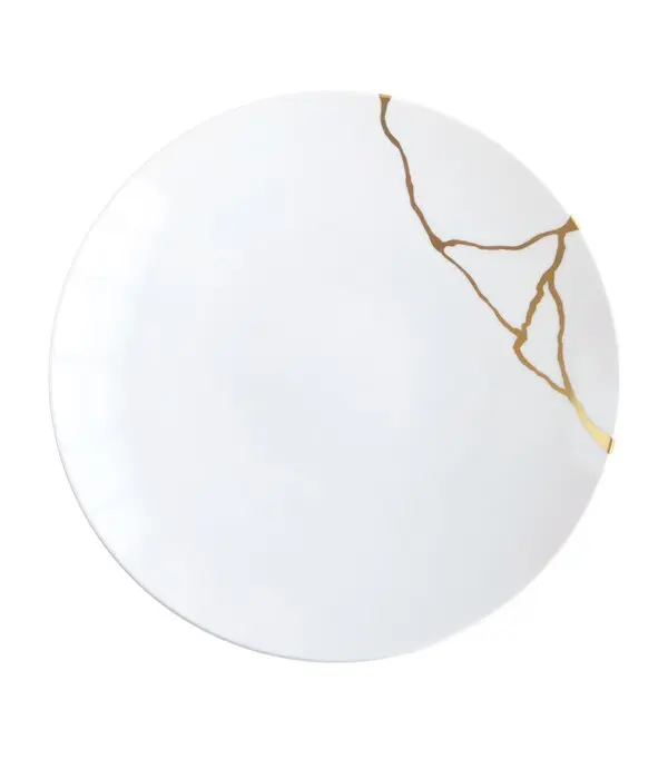 Bernardaud Set Of 12 Kintsugi Dinner Plates