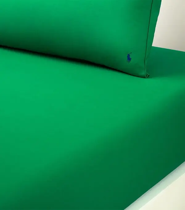 Ralph Lauren Player Single Fitted Sheet - Green